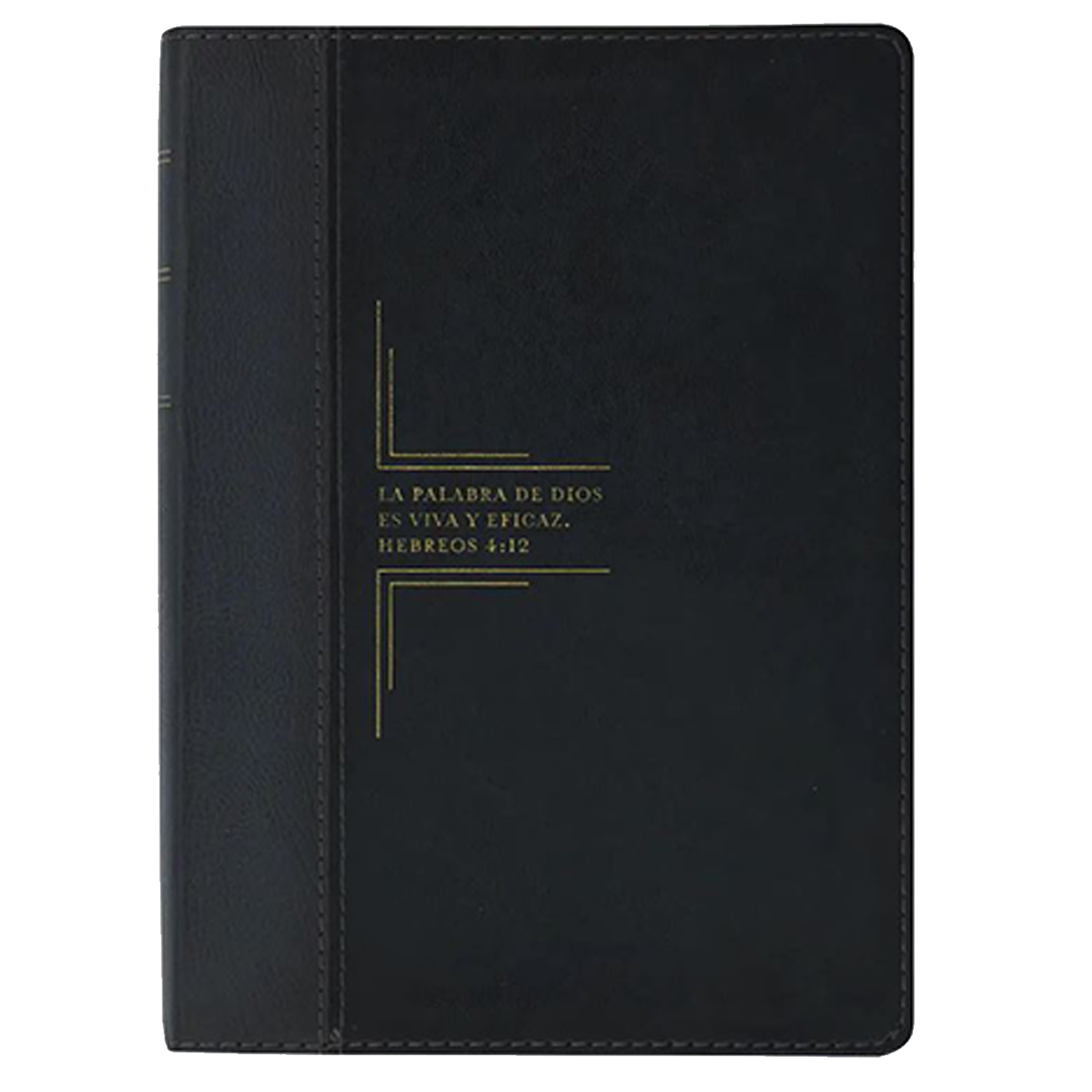 BIBLIA RVR60 ESTUDIO DIARIO VIVIR COLOR NEGRO-ÓNICE LETRA GRANDE ...